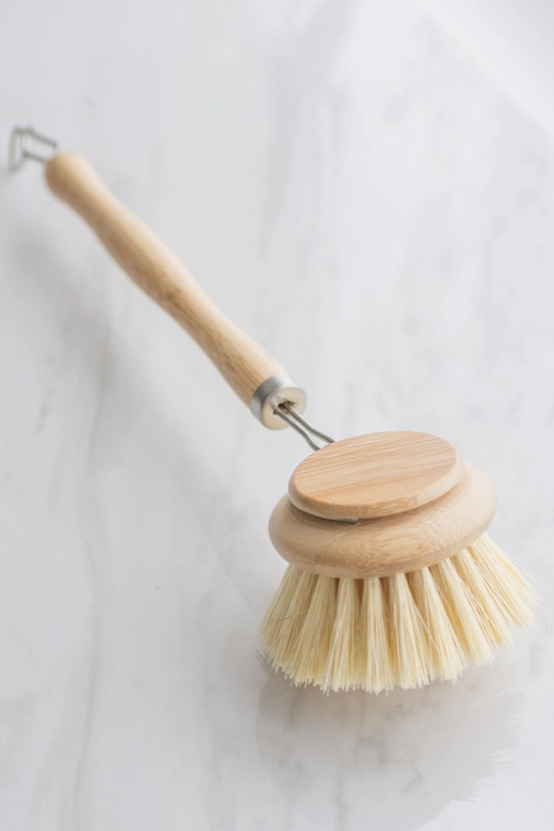 Beechwood Dish Brush (Refills Available) - Salt + Sirena