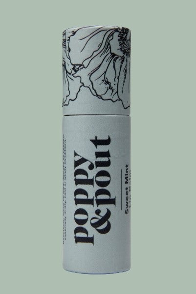 Poppy & Pout Lip Balm - Sweet Mint - Salt + Sirena